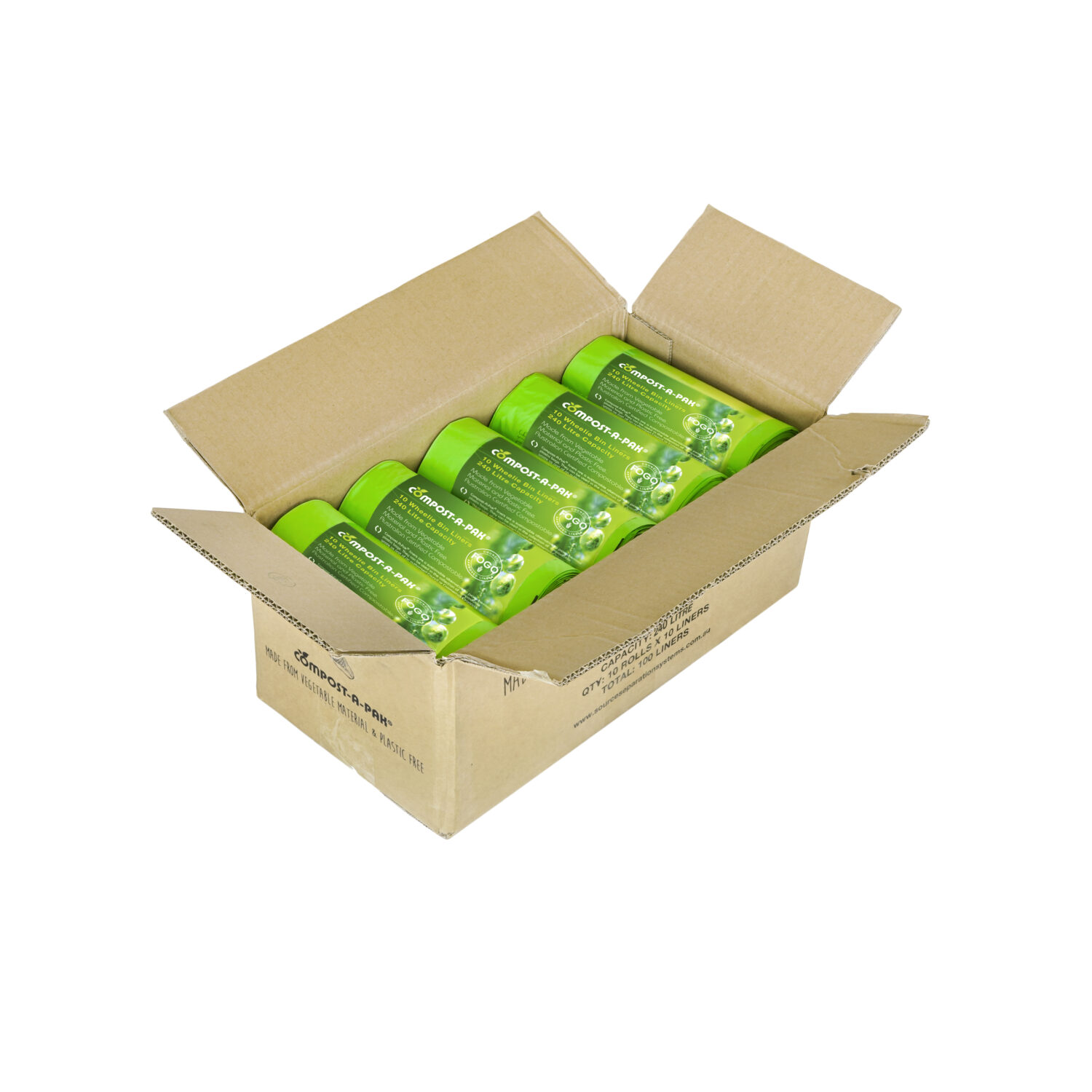 8 Litre - Postal Pack of 75 - Compost-A-Pak